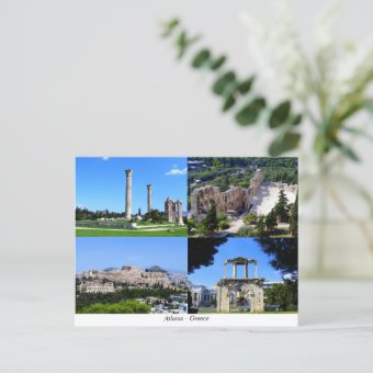 Athens - Greece Postcard | Zazzle