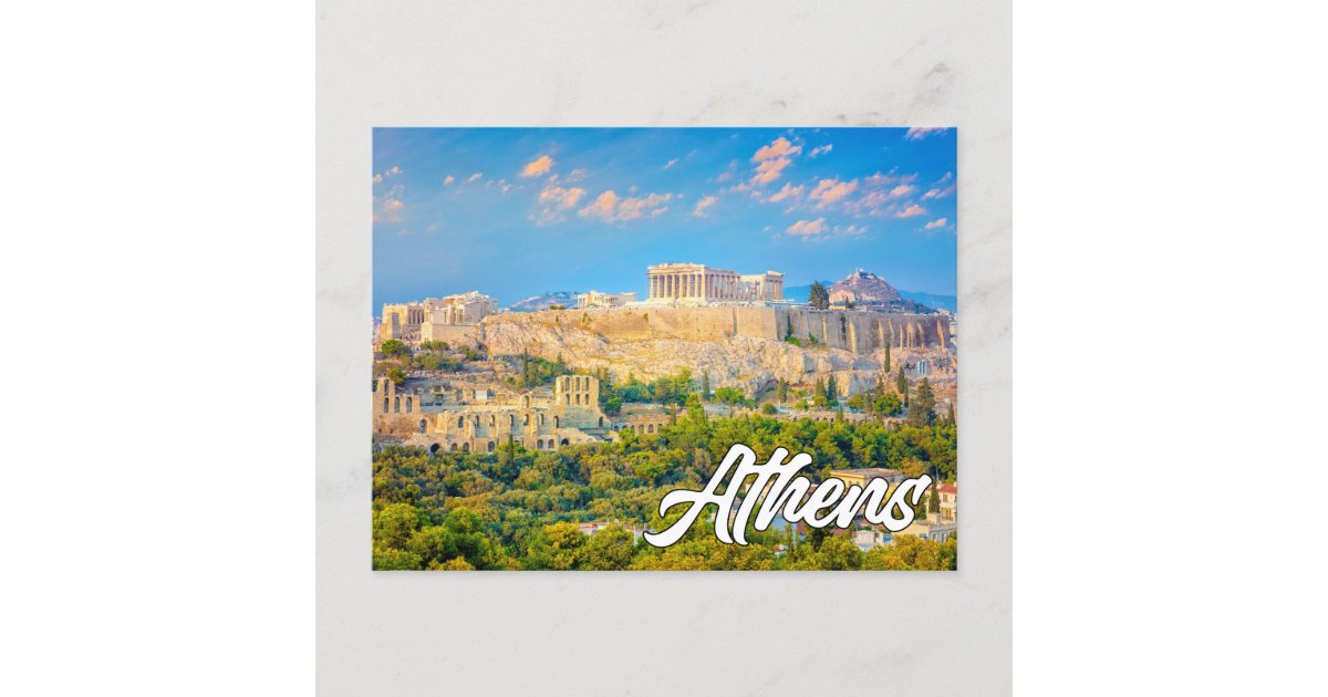 Athens, Greece Postcard | Zazzle