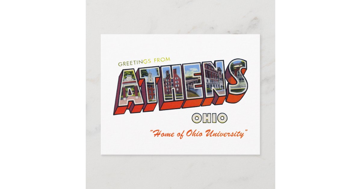 Athens Ohio Postcard | Zazzle