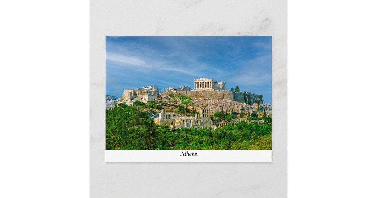 AthensPostcard Postcard | Zazzle