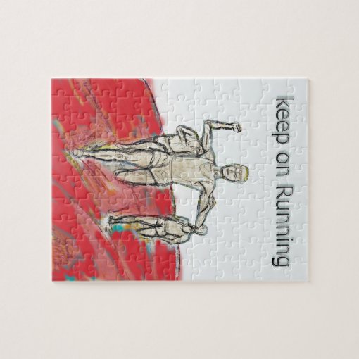athletes, running , marathon race rdesign jigsaw puzzle | Zazzle