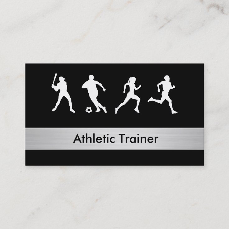 Athletic Trainer Business Cards | Zazzle