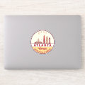 Atlanta Georgia City Skyline Emblem Sticker | Zazzle