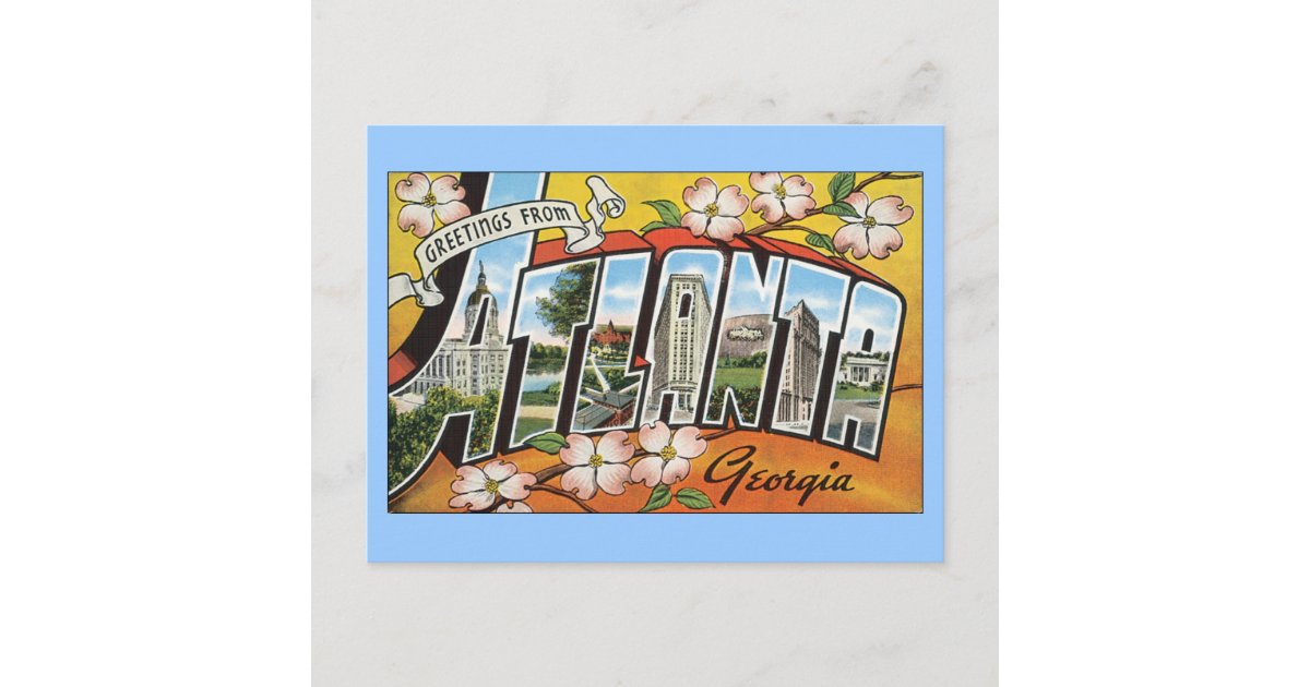 Atlanta Georgia Postcard | Zazzle