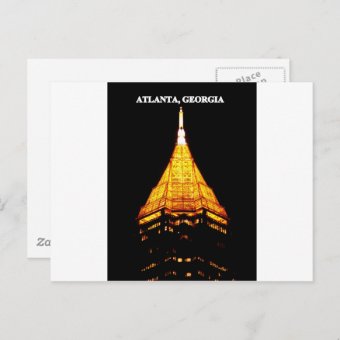 ATLANTA, GEORGIA POSTCARD | Zazzle