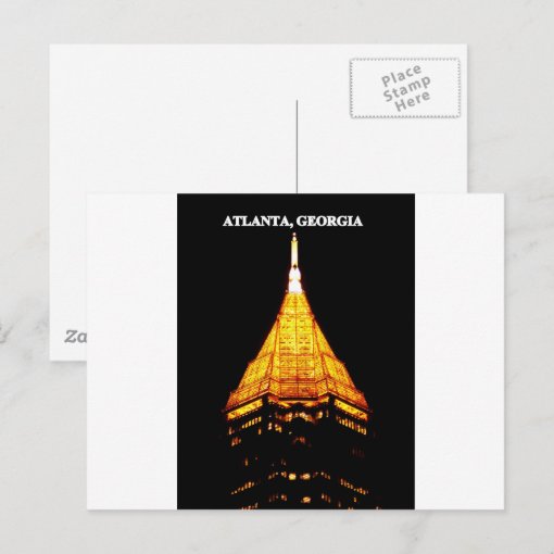 ATLANTA, GEORGIA POSTCARD | Zazzle