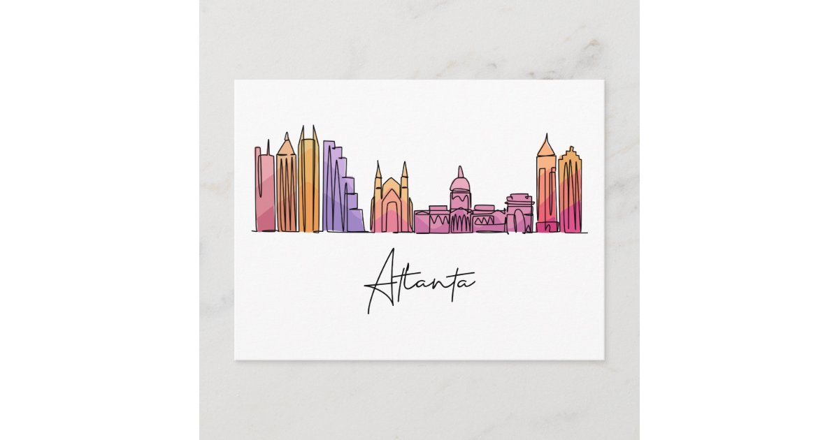 Atlanta GEORGIA Postcard | Zazzle