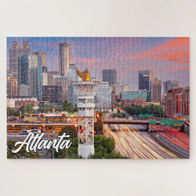 Atlanta, Georgia, United States Jigsaw Puzzle | Zazzle