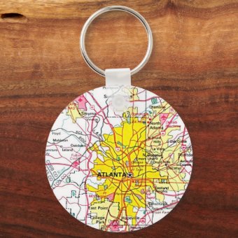 Atlanta Keychain | Zazzle