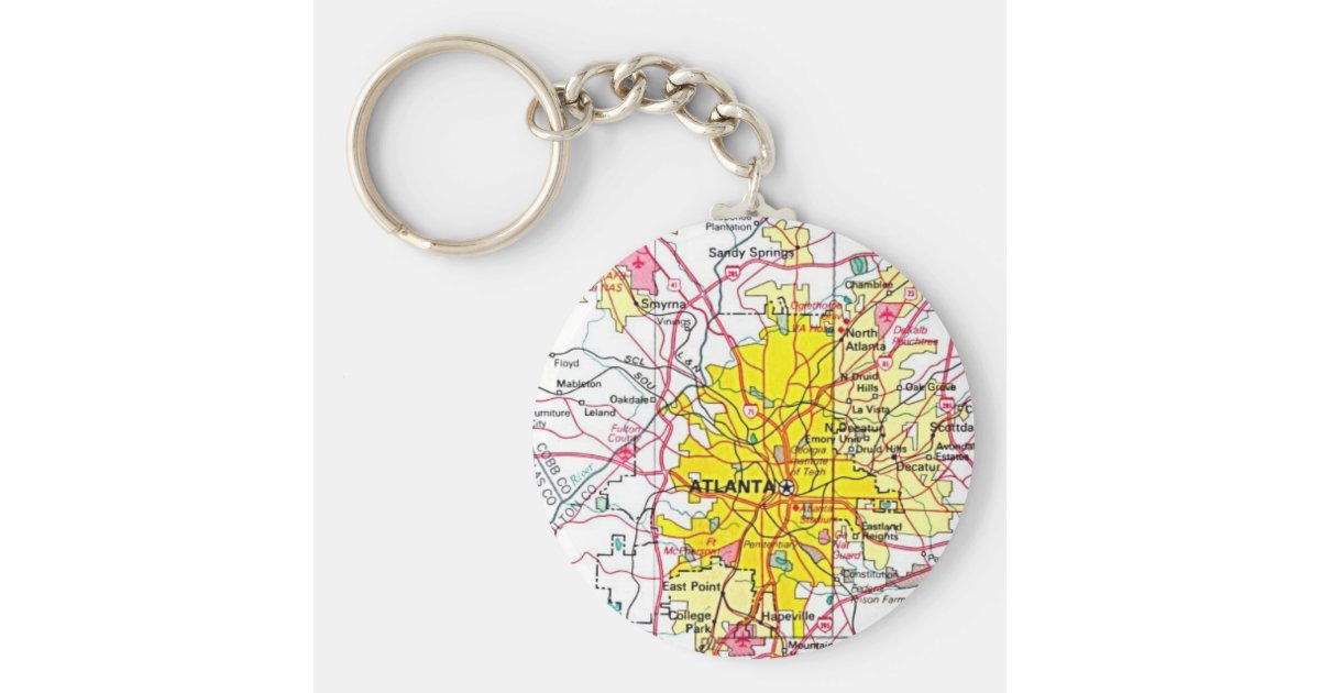 Atlanta Keychain | Zazzle