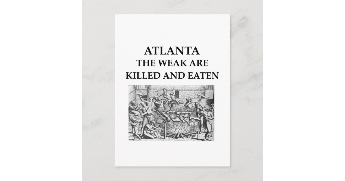 atlanta postcard | Zazzle