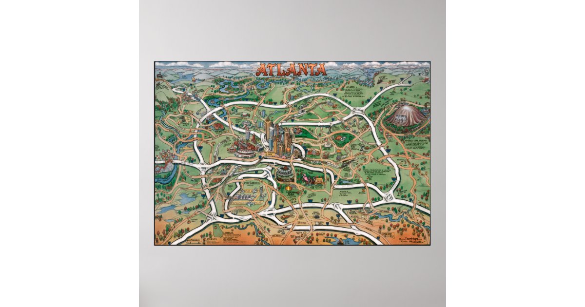 Atlanta Poster | Zazzle