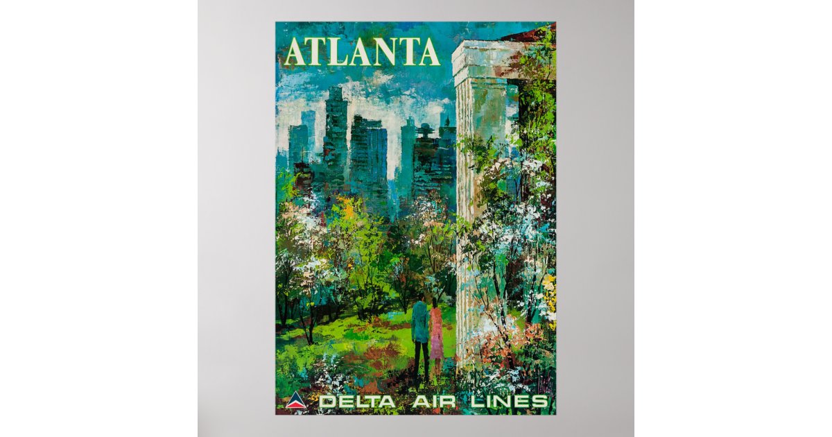 ATLANTA POSTER | Zazzle
