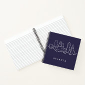 Atlanta Skyline Notebook | Zazzle
