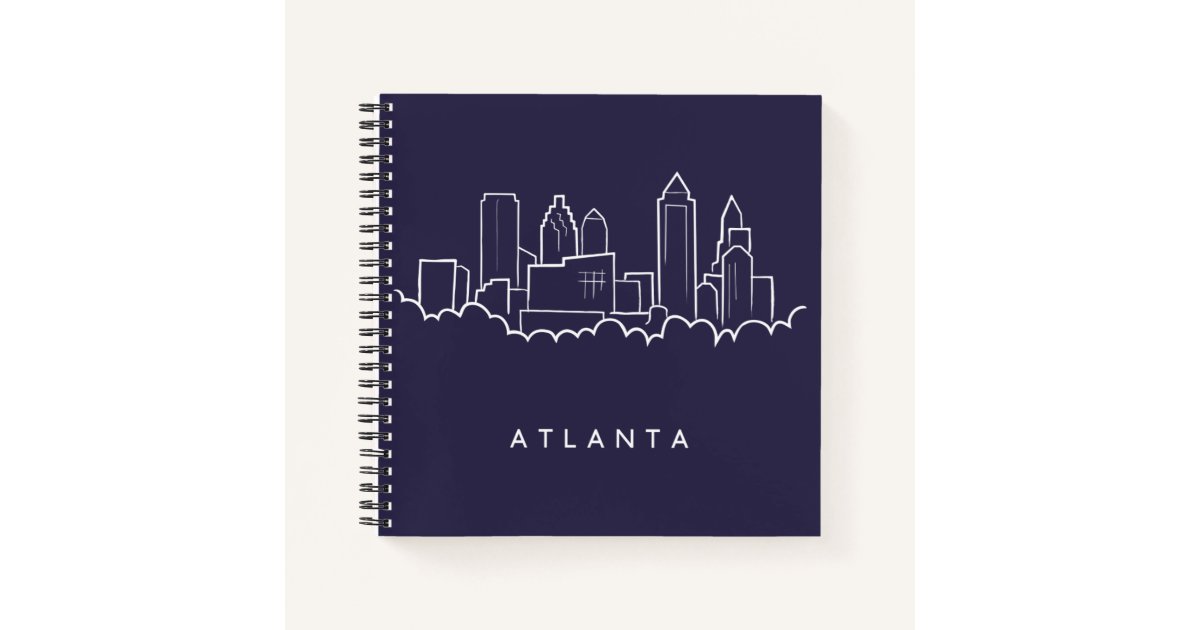 Atlanta Skyline Notebook | Zazzle
