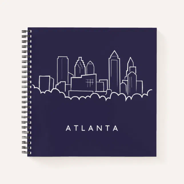 Atlanta Skyline Notebook | Zazzle