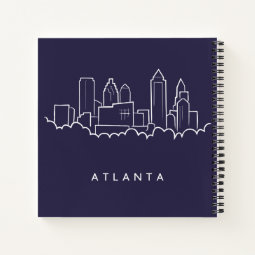 Atlanta Skyline Notebook | Zazzle