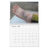 "Atlanta Snow" Feet Calendar | Zazzle