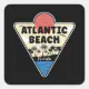 Atlantic Beach Florida Seashore Square Sticker | Zazzle