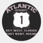 US Highway 1 Road Trip Travel Sticker | Zazzle.com