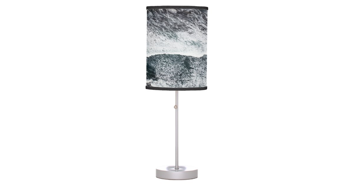 Atlantic Ocean Aerial #2 #aerial #wall #art Table Lamp | Zazzle