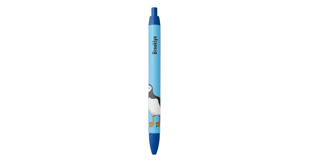 Atlantic puffin illustration pen | Zazzle