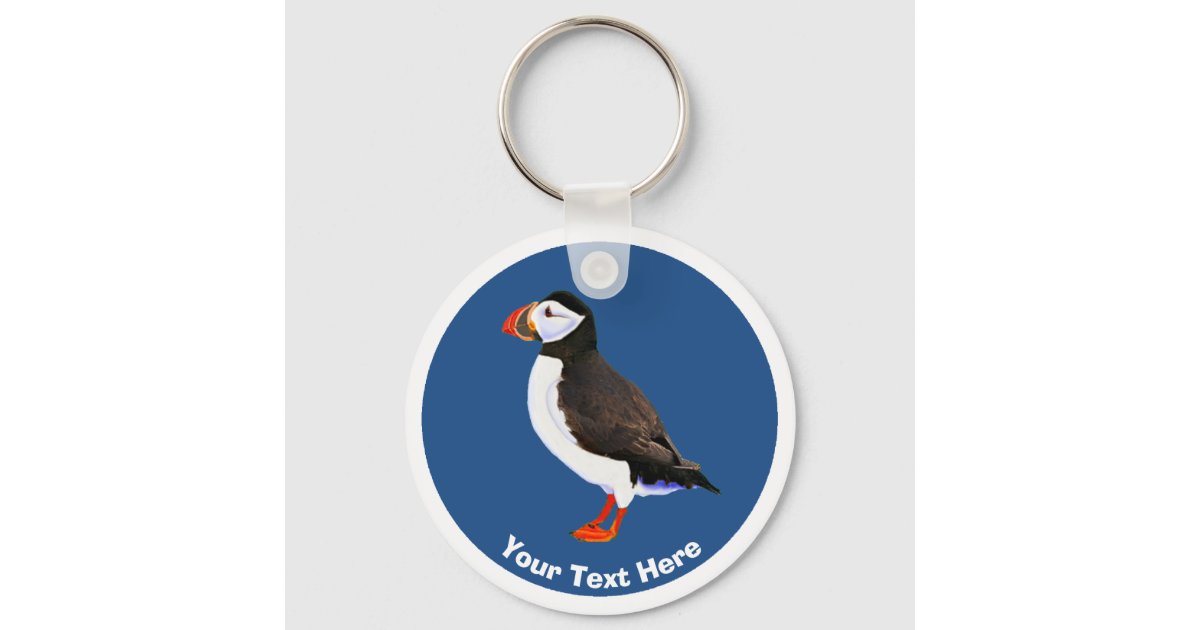 Atlantic Puffin Keychain | Zazzle