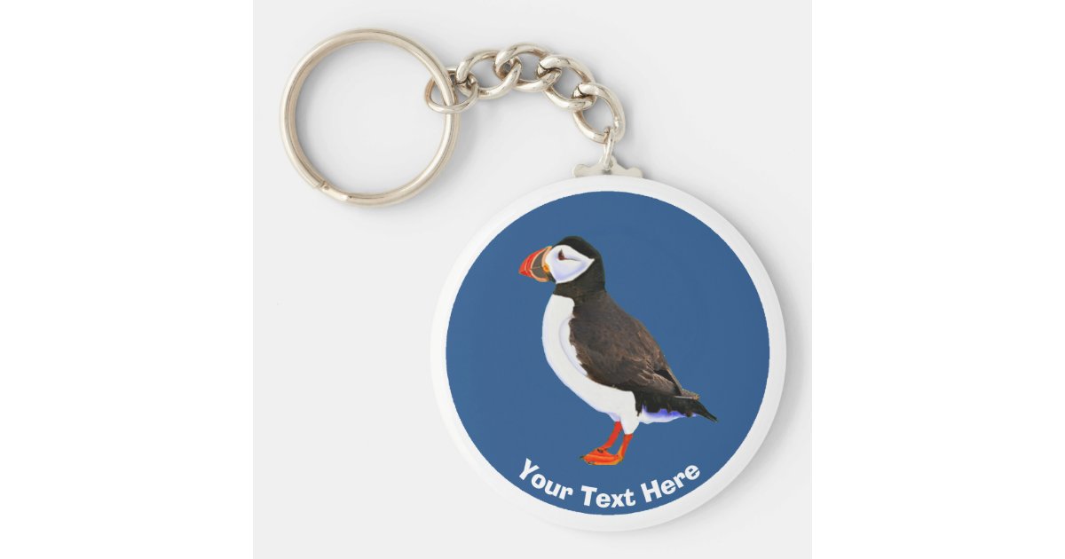 Atlantic Puffin Keychain | Zazzle