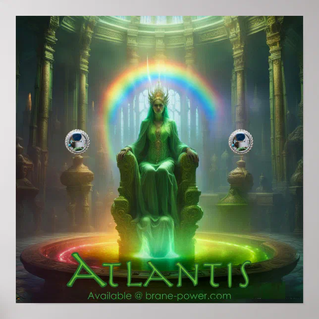 Atlantis Amulet Poster | Zazzle