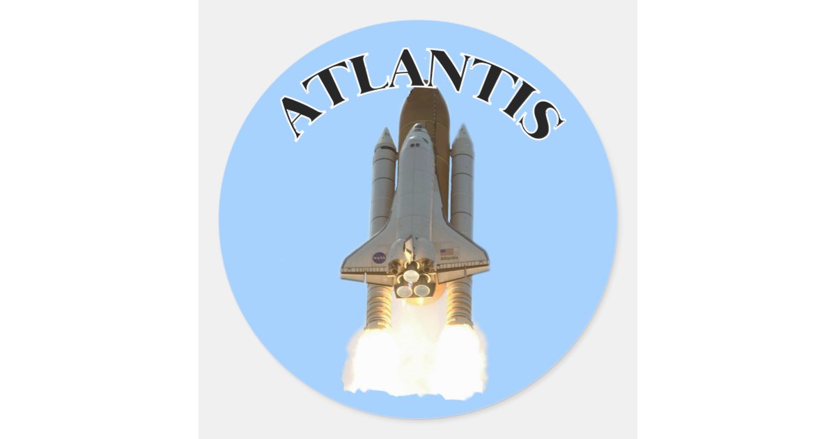 Atlantis Classic Round Sticker | Zazzle