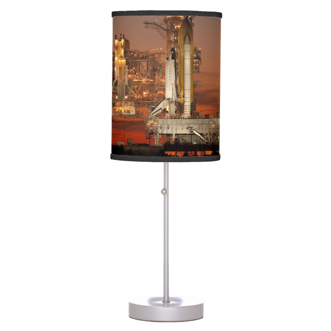 Atlantis Space Shuttle launch NASA Table Lamp | Zazzle
