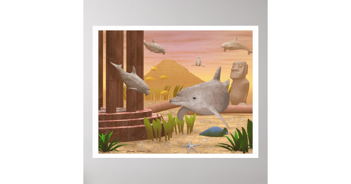 Atlantis Sunset Poster | Zazzle