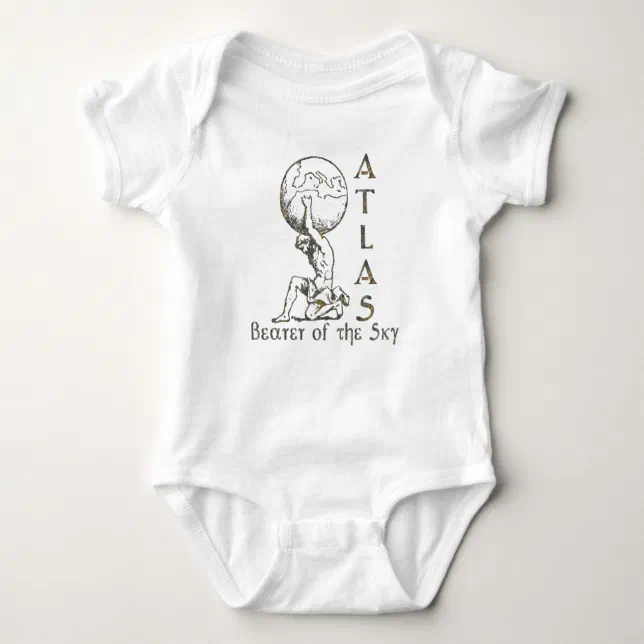 Atlas Baby Bodysuit | Zazzle
