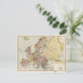 Atlas Map of Europe (1912) Postcard | Zazzle