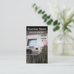 ATM Business card | Zazzle