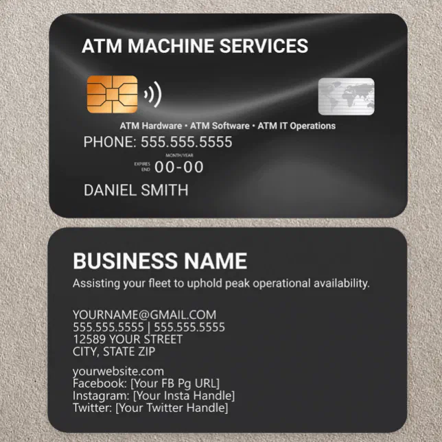 ATM Credit Card | Zazzle