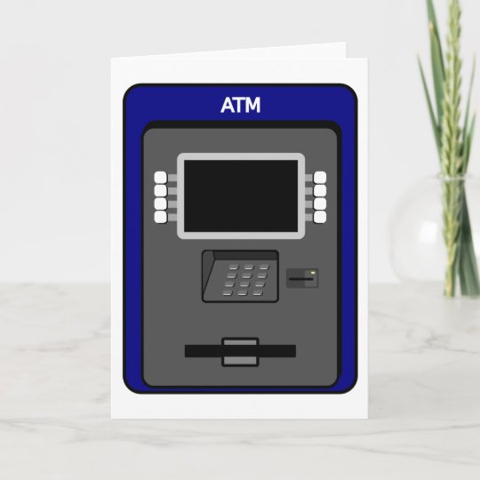 ATM Machine Greeting Cards | Zazzle.com