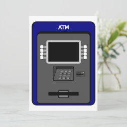 ATM Machine Invitations | Zazzle