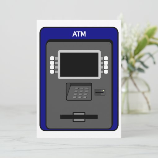 ATM Machine Invitations | Zazzle