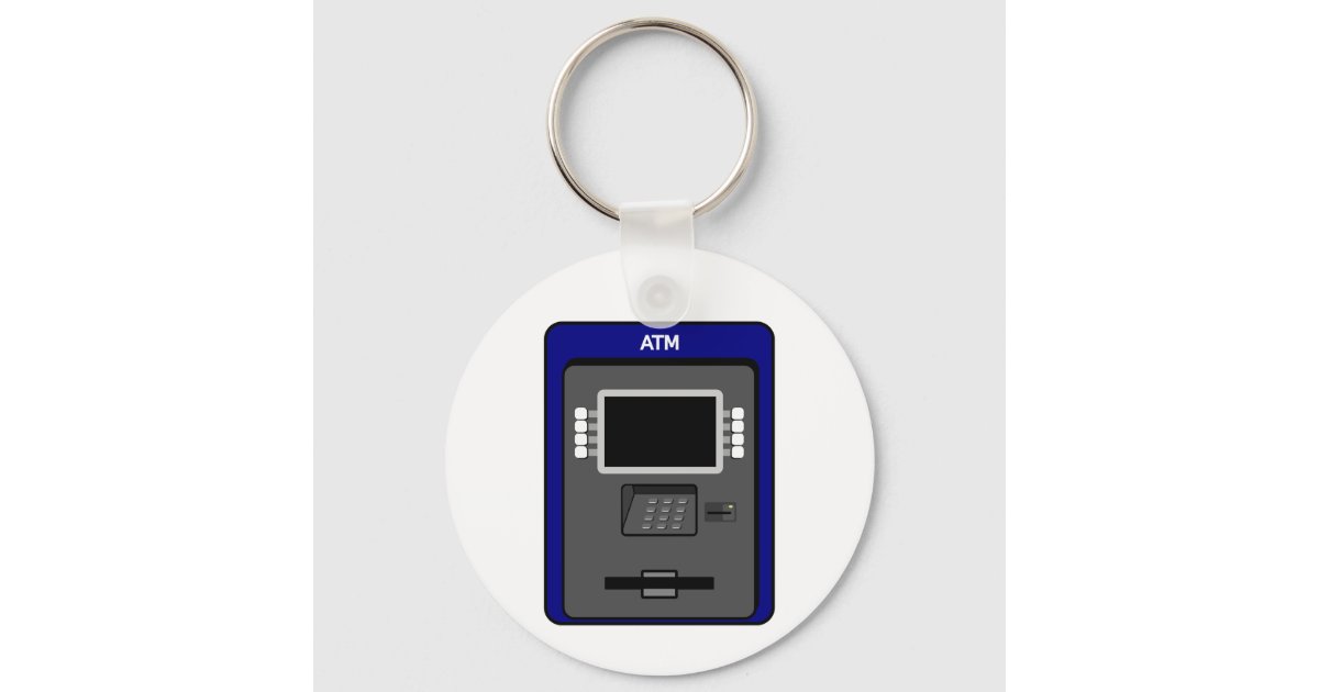 ATM Machine Keychain | Zazzle