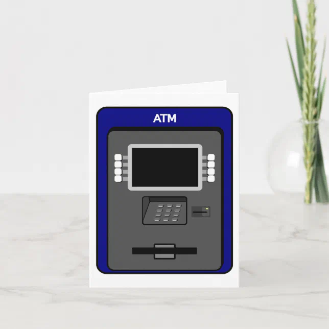 ATM Machine Note Cards | Zazzle