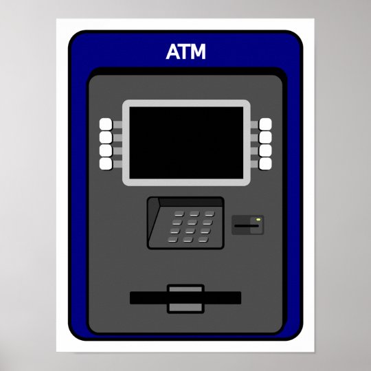 ATM Machine Poster | Zazzle.com