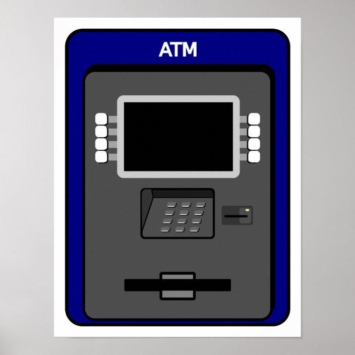 ATM Machine Poster | Zazzle.com