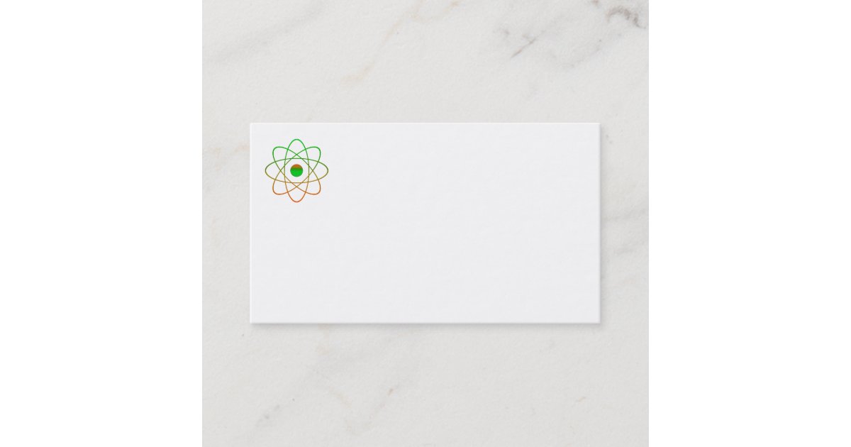 Atom Business Cards | Zazzle