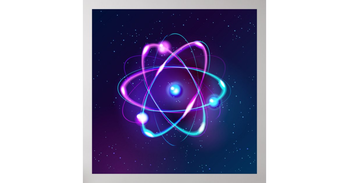 Atom Poster | Zazzle