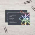 Atom | Scientist Business Card | Zazzle