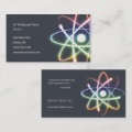 Atom | Scientist Business Card | Zazzle