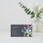 Atom | Scientist Business Card | Zazzle