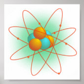 Atom Structure Poster | Zazzle