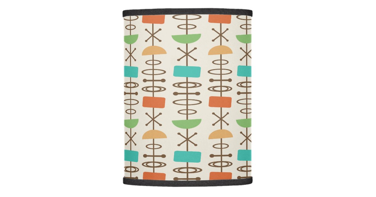Atomic Age Symbols Multicolored Lamp Shade | Zazzle